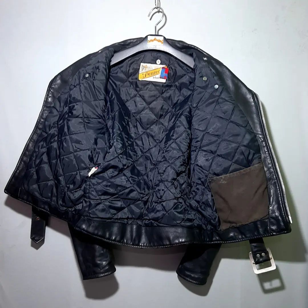 Schott Perfecto 618 Doublebreasted Motorcycle Leather Biker Jacket X ...