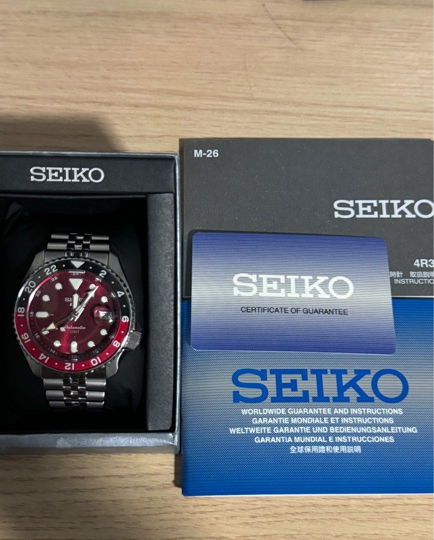 Seiko Limited Edition SSK031K1 GMT, Men's Fashion, Watches ...