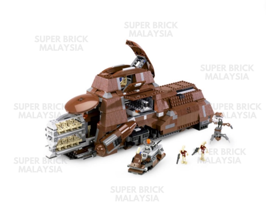 SET 7662 LEGO STAR WARS 2007 - Trade Federation MTT - Complete Set with ...