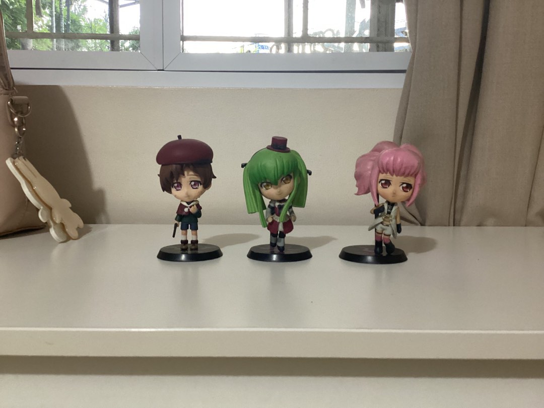 [SET]Code Geass Banrepesto Chibi Figures (Rolo, Anya, CC), Hobbies ...