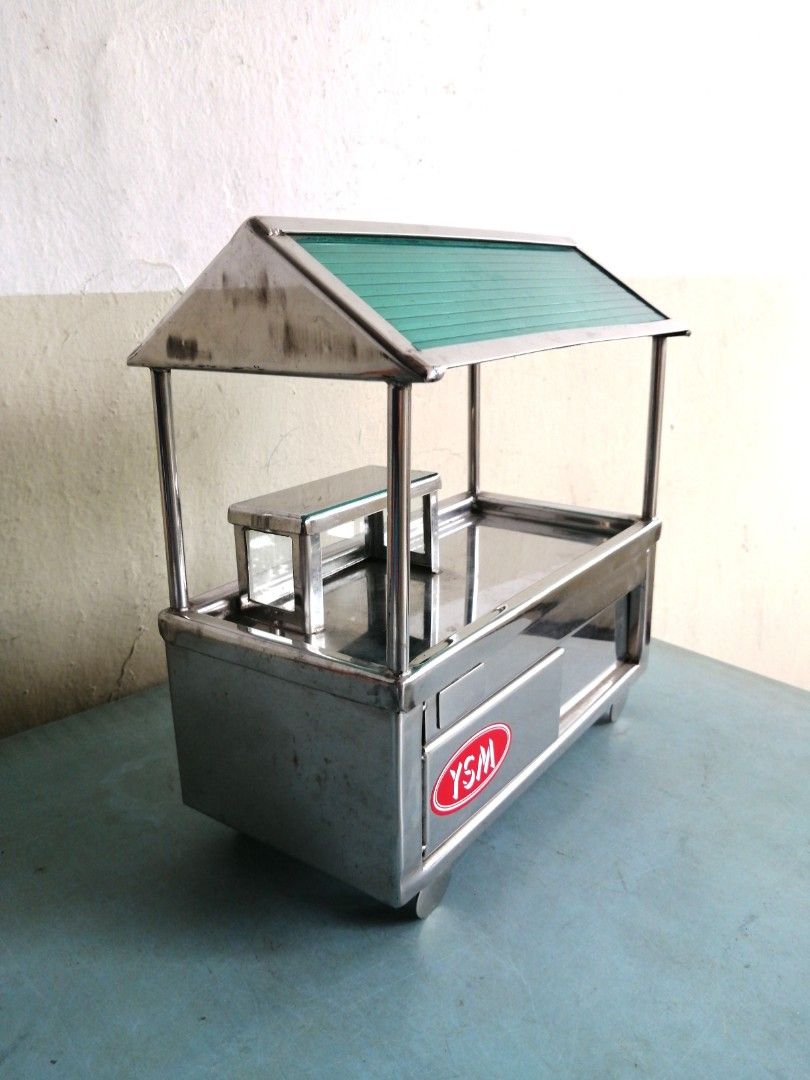 Stainless Steel Food Cart Model Hawker Cart, Hobbies & Toys ...