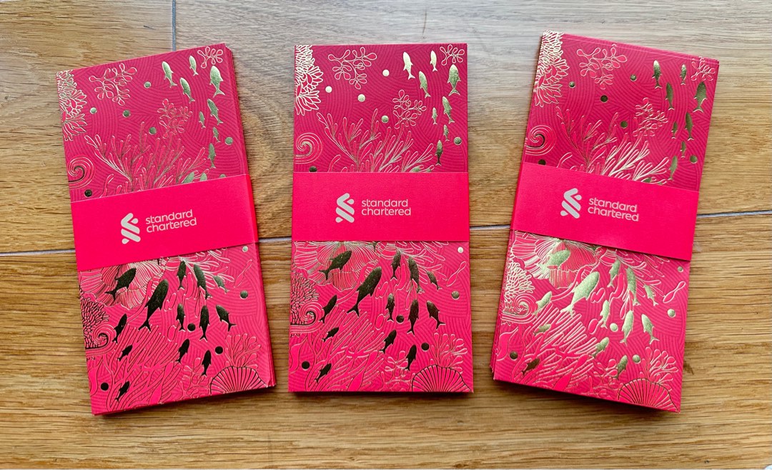 Standard Chartered Bank Red Packet 2024, Hobbies & Toys, Memorabilia ...