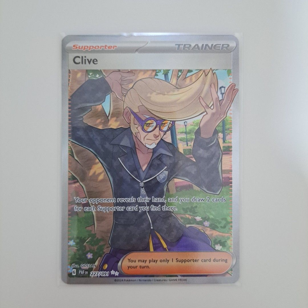 SV4.5 Paldean Fates - Clive FA 227/091, Hobbies & Toys, Toys & Games on ...