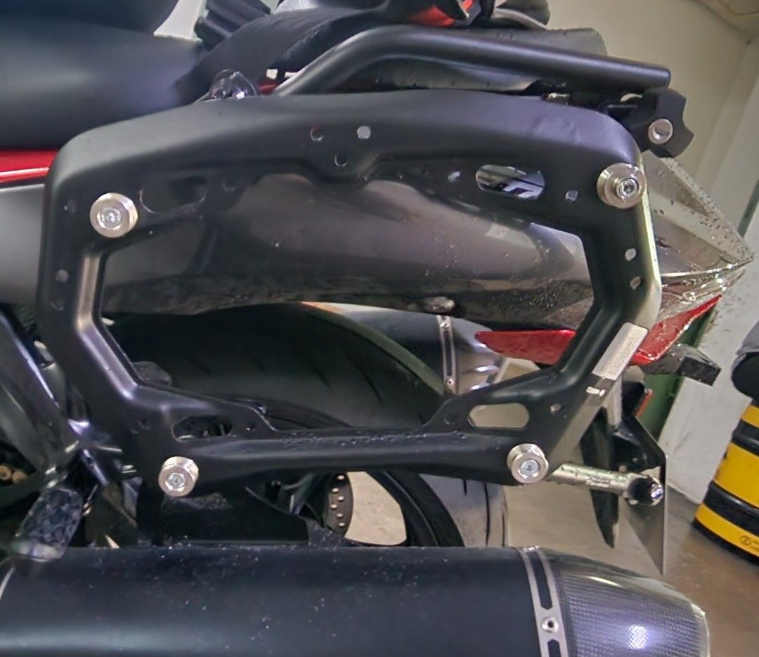 SW Motech side panniers plus box for Hayabusa Gen 3, Motorcycles ...