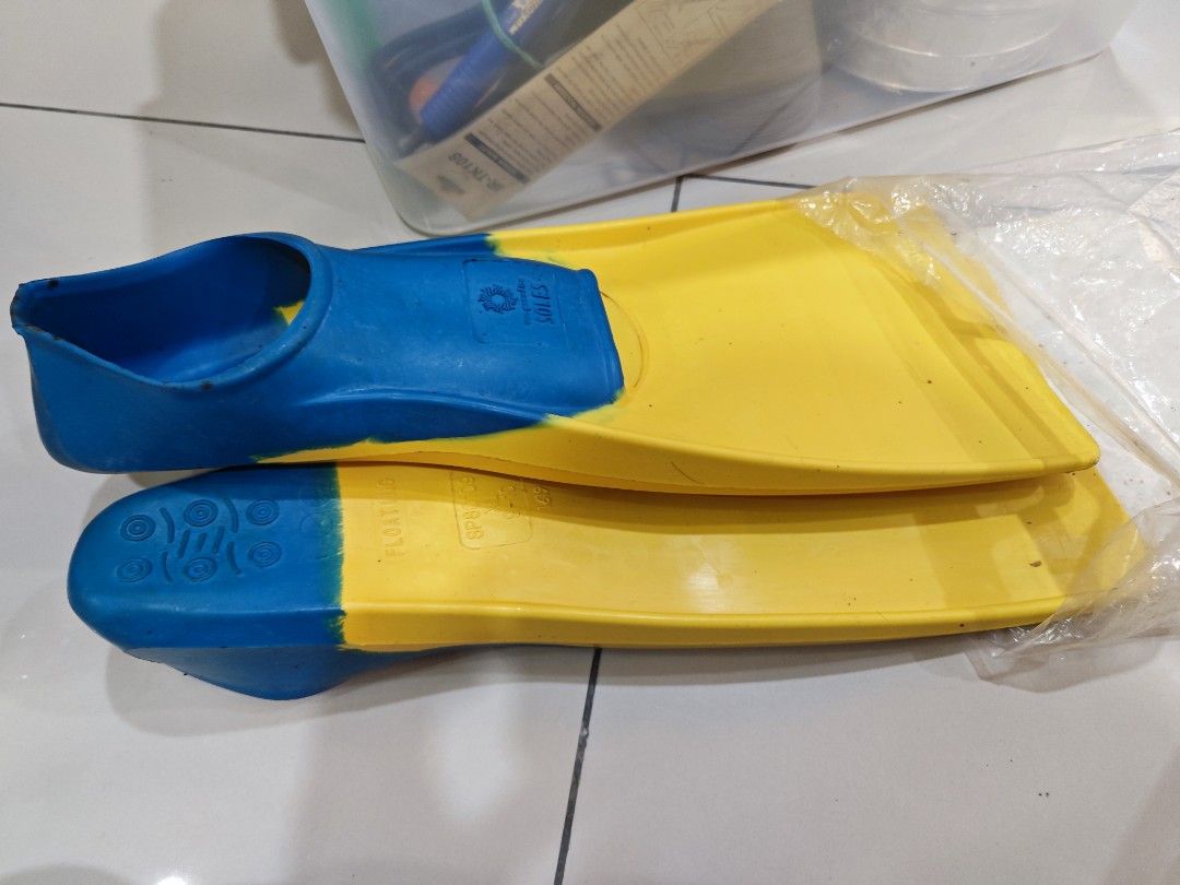 Swimming fin shoes flipper, Sports Equipment, Other Sports Equipment ...