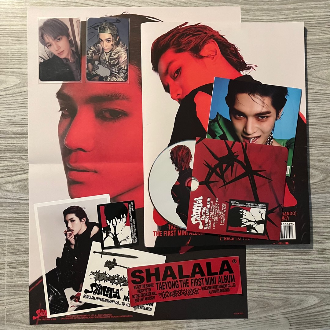 TAEYONG shalala thorn ver. complete inclusions with kpopmerch pob ...