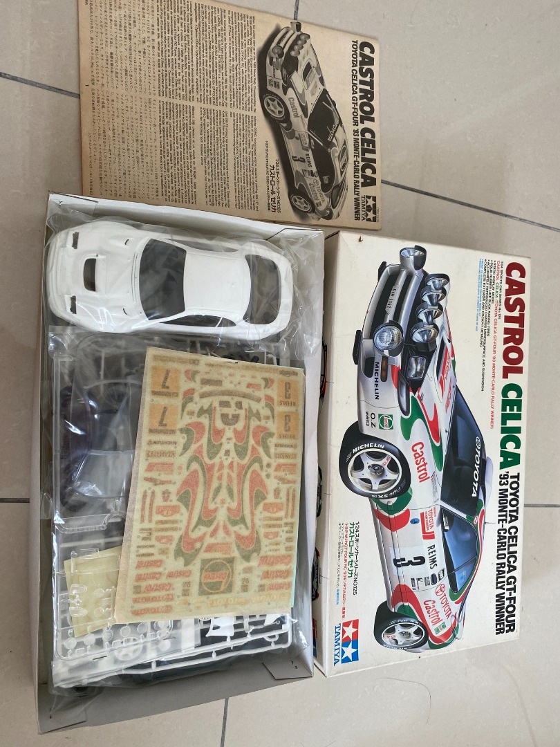 Tamiya - 1/24 TOYOTA CASTROL CELICA GT-4 1993 MONTE-CARLO RALLY WINNER ...