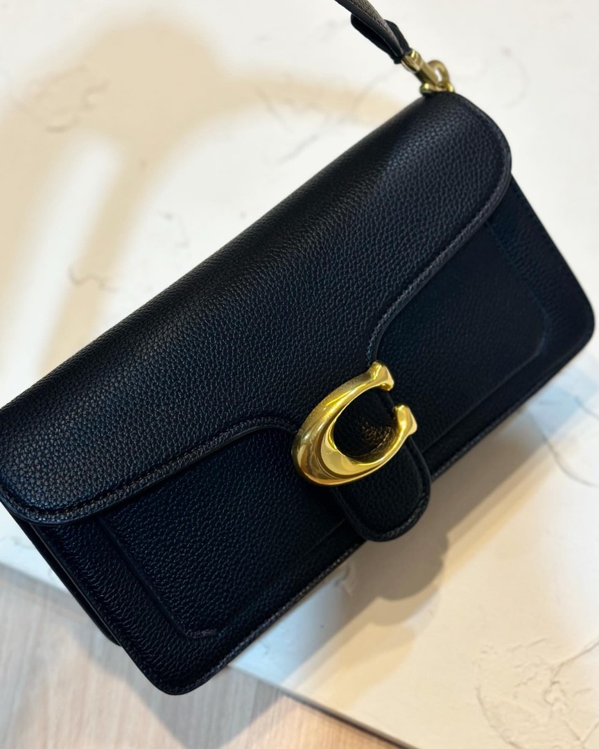 tas coach tabby black / coach tabby black bag / coc, Barang Mewah, Tas ...