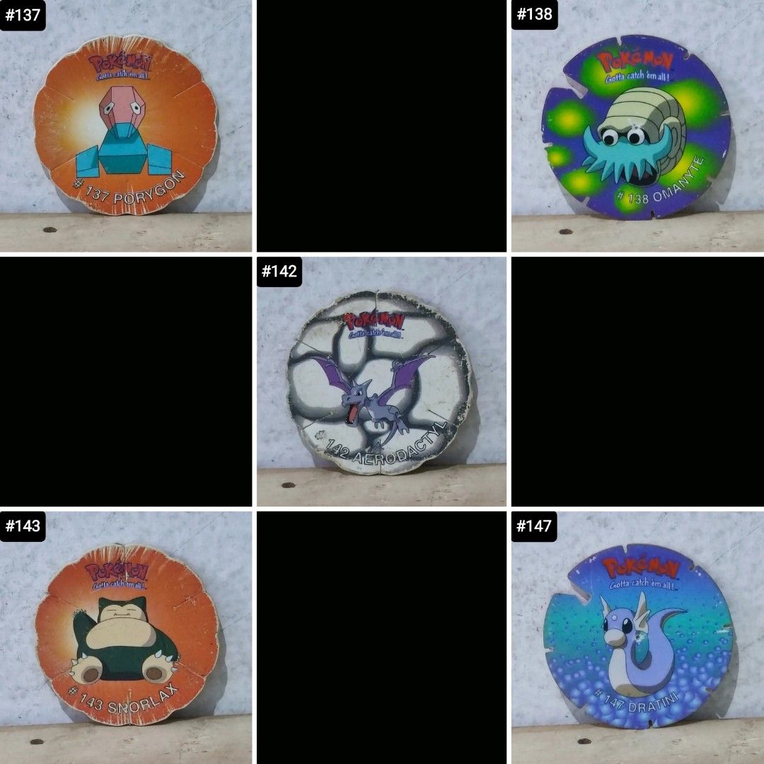 Tazos POKEMON Original Spin Smash Generasi I, Part. 5, Barang Yang ...