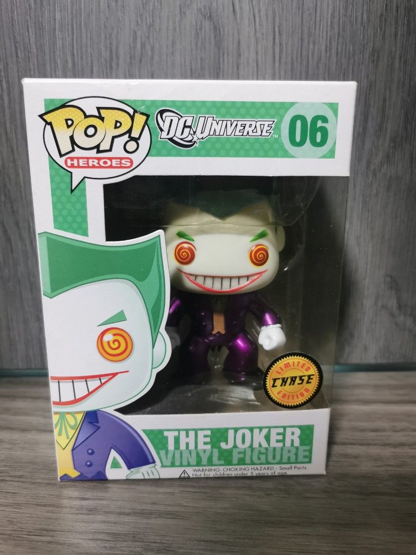 The Joker Metallic Chase Funko Pop DC Comic, Hobbies & Toys, Toys ...