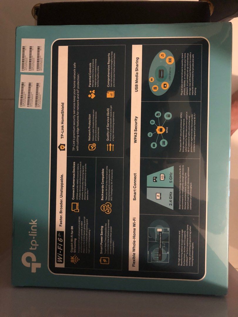 TP link AX5400 dual band wifi 6 router, Computers & Tech, Office ...