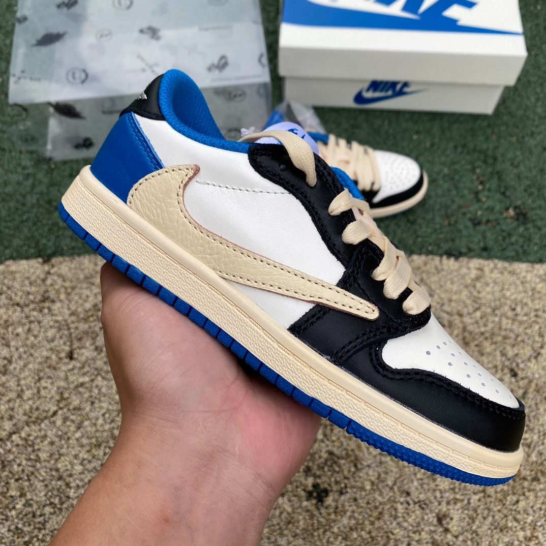 Travis Scott x Fragment Design x Air Jordan 1 Low OG AJ1 TS, Men's ...