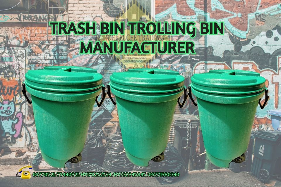 Trolling trash bin, Furniture & Home Living, Cleaning & Homecare ...