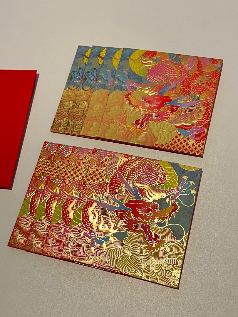 UBS 2024 Chinese New Year Dragon Ang Bao / Hong Bao, Hobbies & Toys ...