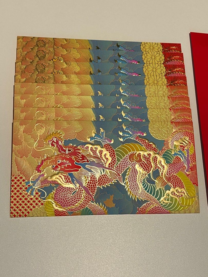 UBS 2024 Chinese New Year Dragon Ang bao / Hong Bao, Hobbies & Toys ...