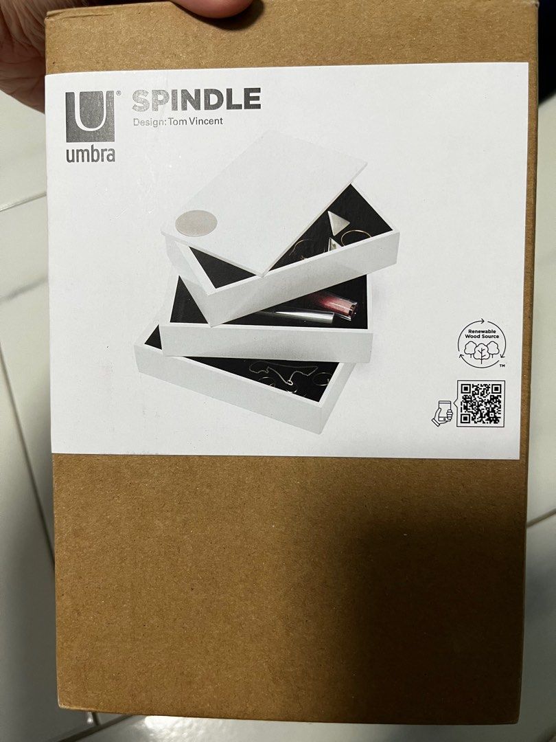 Umbra Spindle jewellery storage box, Women's Fashion, Jewelry ...