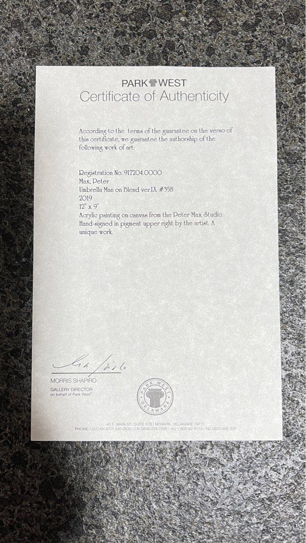 Umbrella Man by Peter Max, Furniture & Home Living, Home Decor ...