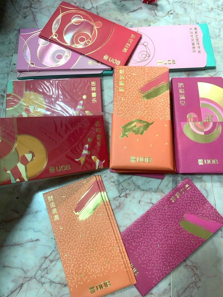 UOB Past Year Red Packet Angbaos, Hobbies & Toys, Memorabilia ...