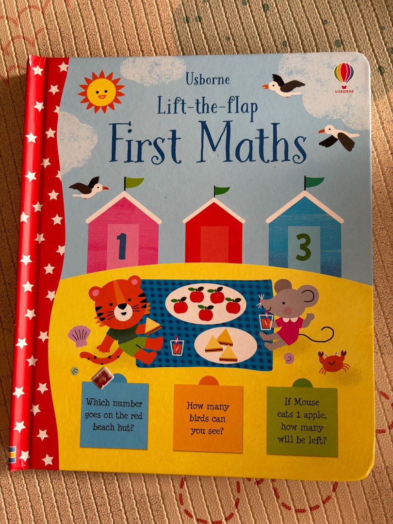Usborne Lift-the-flap First Maths, Hobbies & Toys, Books & Magazines ...
