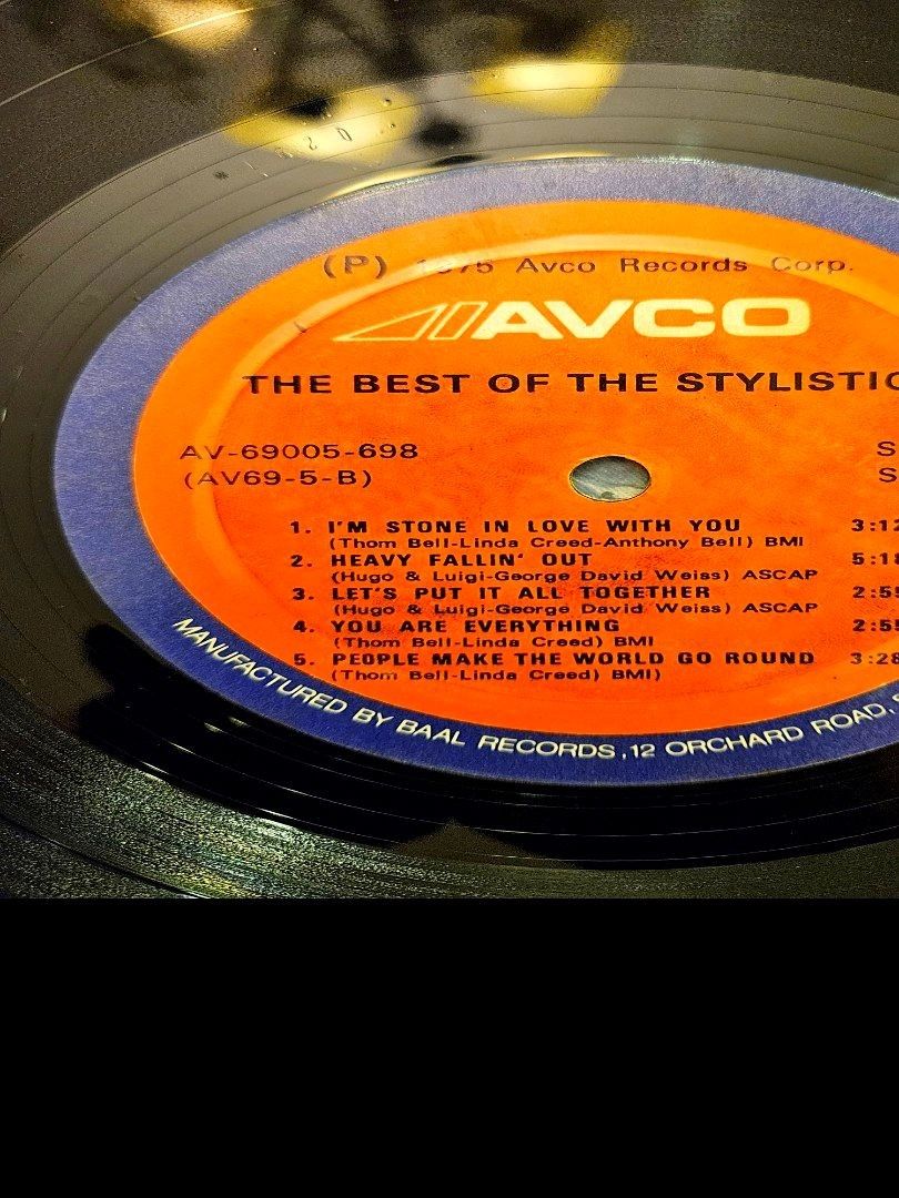 Vinyl Record: The Stylistics - The Best Of The Stylistics [Genre: R&B / Funk / Soul], Hobbies ...