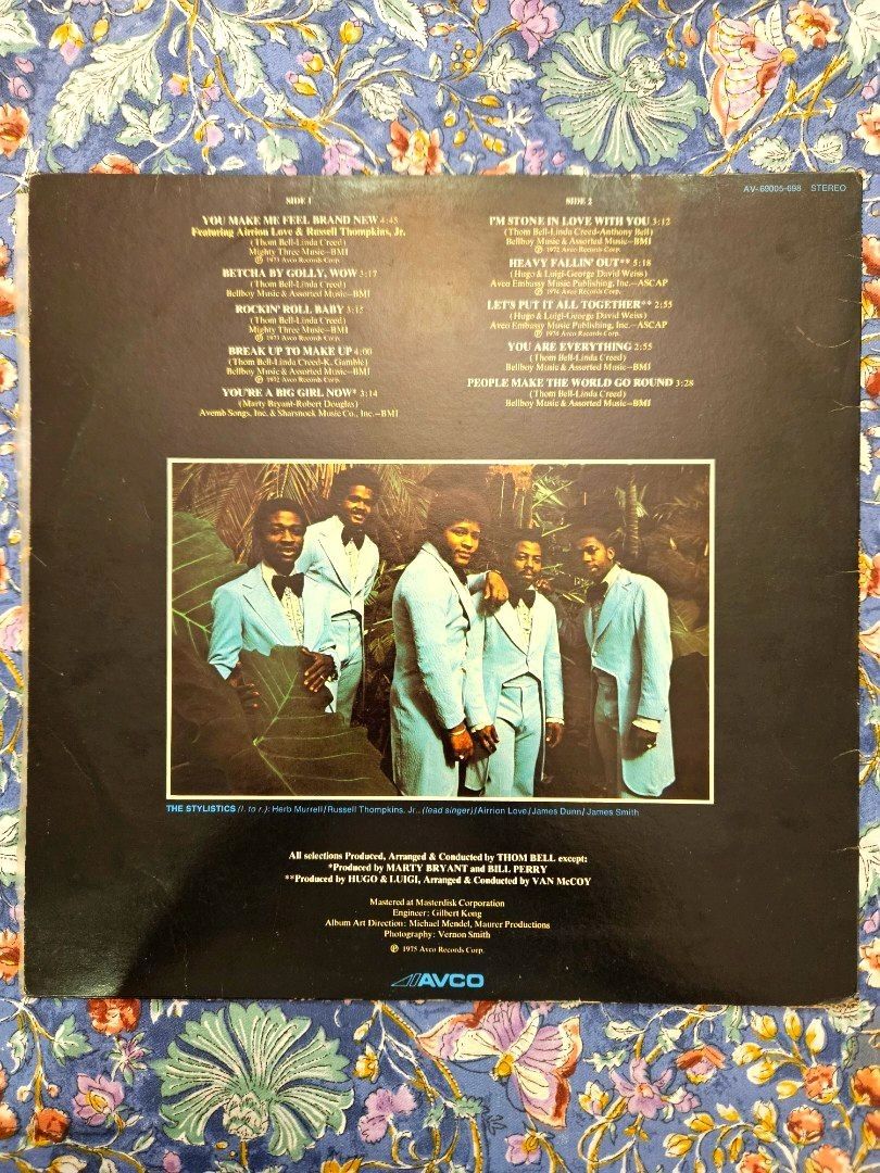 Vinyl Record: The Stylistics - The Best Of The Stylistics [Genre: R&B / Funk / Soul], Hobbies ...