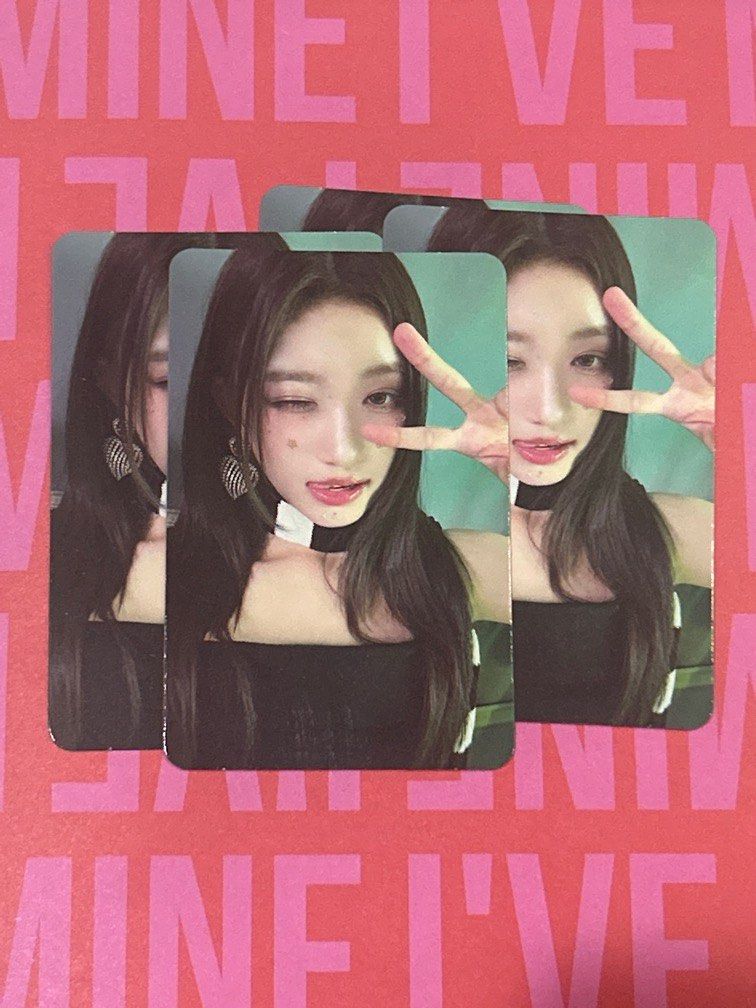 wts ive mine us usa exclusive preorder benefit photocard wonyoung yujin leeseo gaeul rei liz pob ...