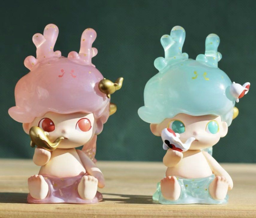 [WTS] POPMART Dragon CNY Series - Fortune Loong (Pink Dimoo), Hobbies ...