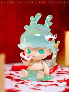 [WTS] POPMART Dragon CNY Series - Fortune Loong (Pink Dimoo), Hobbies ...