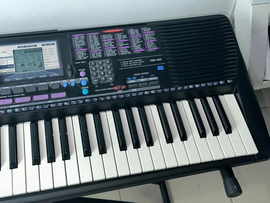 Yamaha PSR 220 Piano Keyboard Organ 61 Keys Touch Response, Hobbies ...