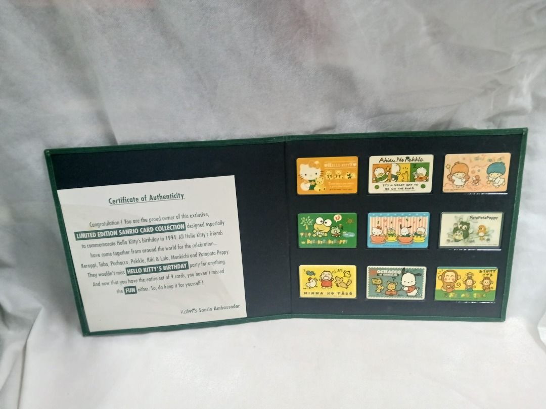 (有圖代表有貨不用問 直接出價) 1994年 絕版 珍藏本連卡通咭 Kalm's Hello Kitty's Birthday ...