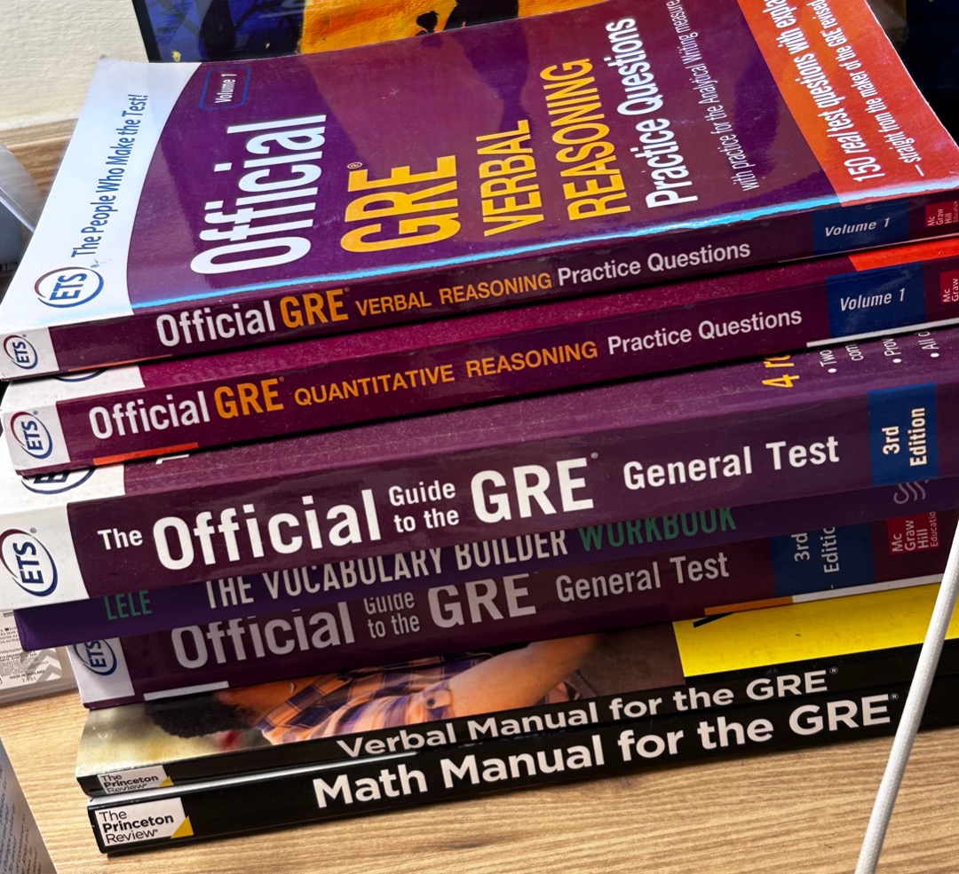 2023 GRE official guide verbal and quantitative, verbal and math manual, vocal workbook, Hobbies ...