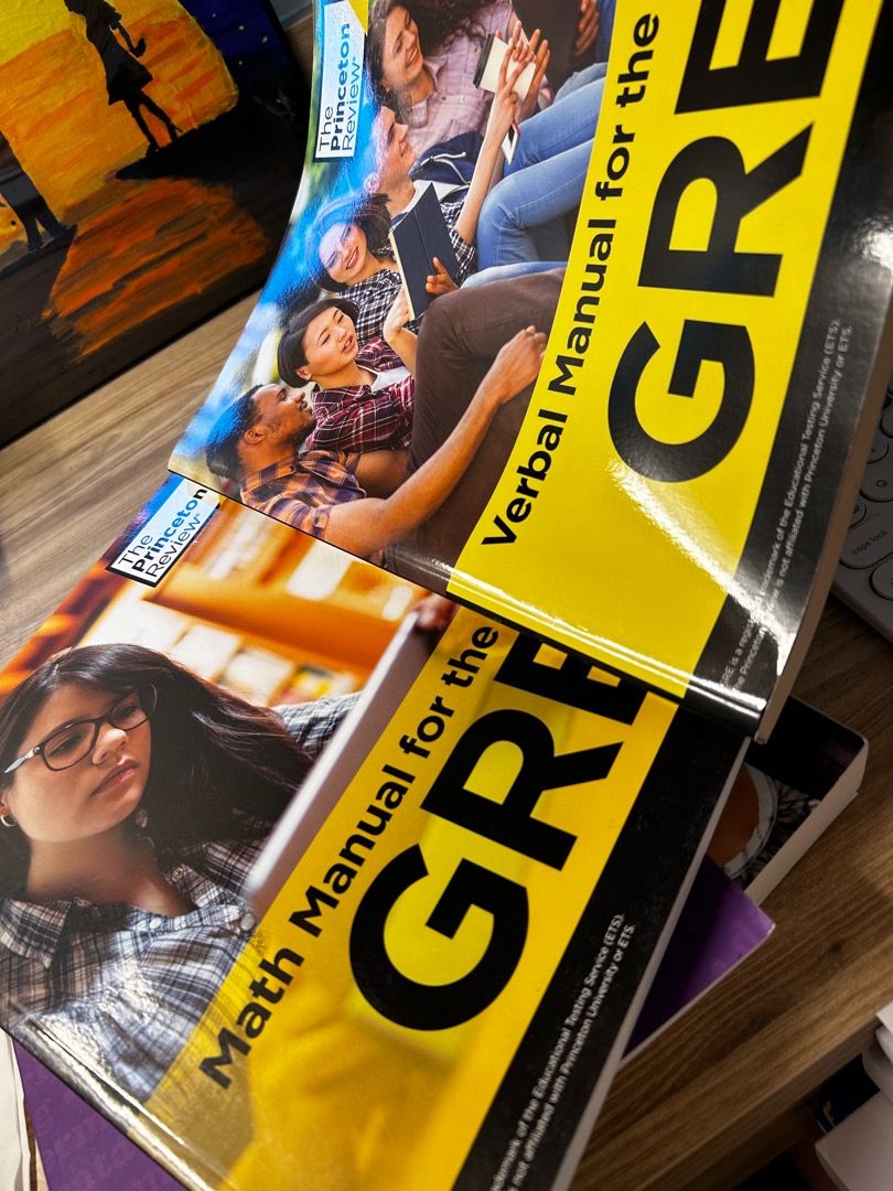 2023 GRE official guide verbal and quantitative, verbal and math manual, vocal workbook, Hobbies ...