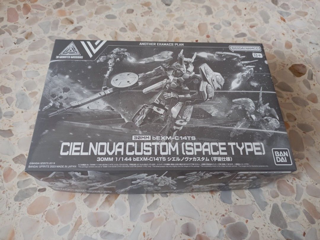 30MM 1/144 bEXM-C14TS CIELNOVA CUSTOM (SPACE TYPE), Hobbies & Toys ...