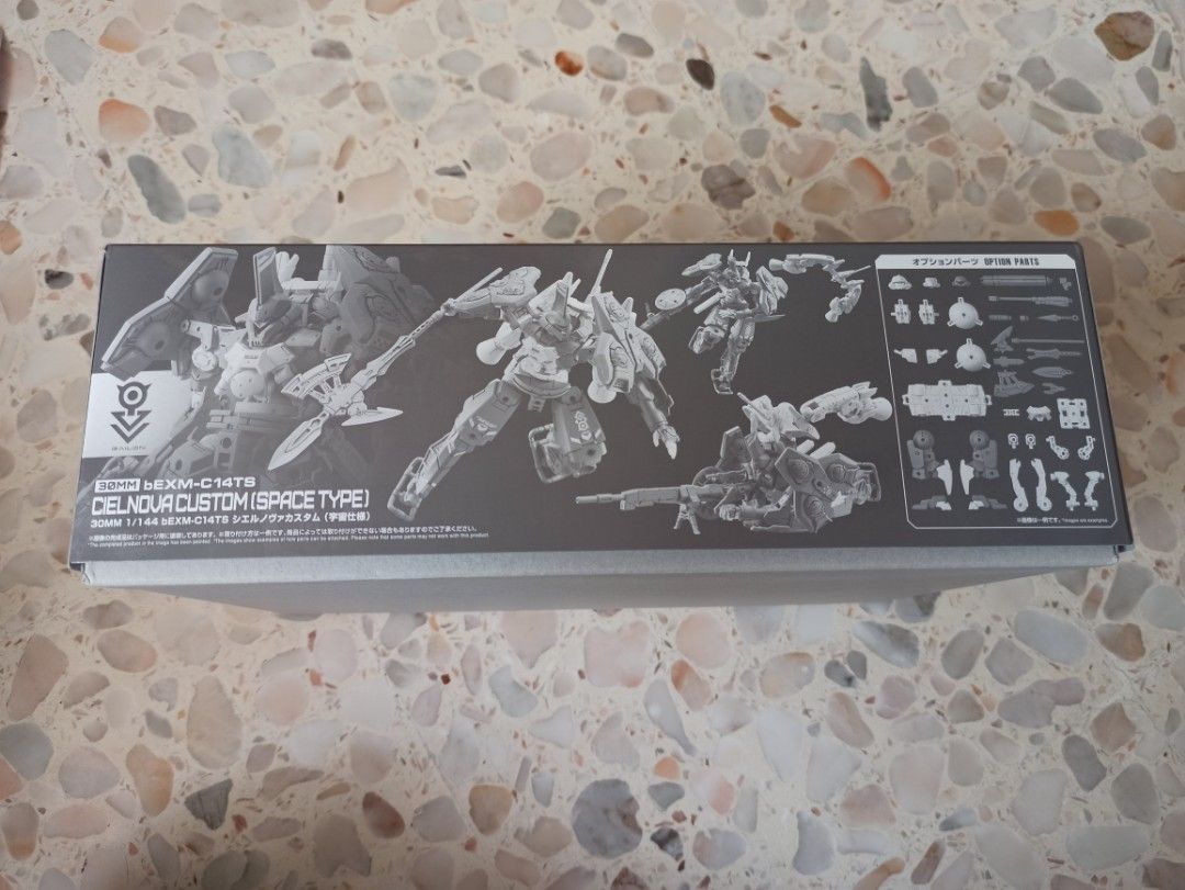 30MM 1/144 bEXM-C14TS CIELNOVA CUSTOM (SPACE TYPE), Hobbies & Toys ...
