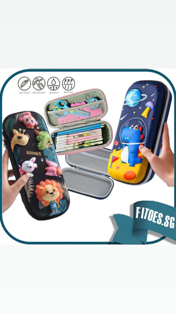 3D Cartoon Pencil Case Kids Pencil Box Goodie 3D Cartoon Pencil Case ...