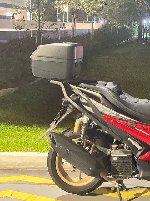 Aerox V1 Rack and Box, Motorcycles, Motorcycle Accessories on Carousell
