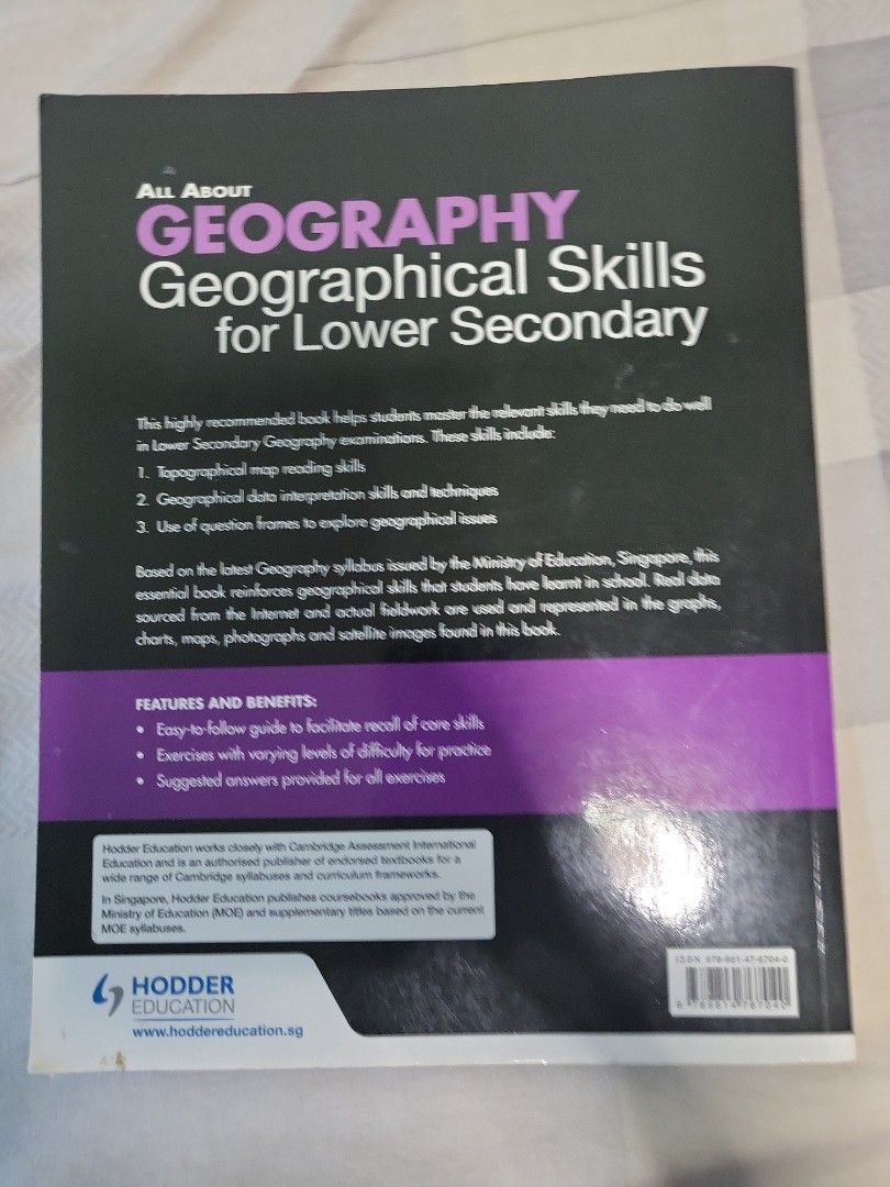 All about geography geographical skills for lower secondary, Hobbies & Toys, Books & Magazines ...