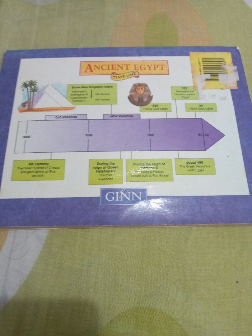 ANCIENT EGYPT SOFT BOUND CHILDRENS BOOK, Hobbies & Toys, Books ...