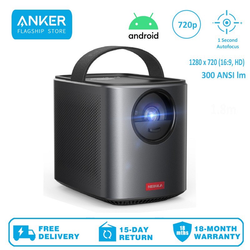 Anker Nebula Projector, TV & Home Appliances, TV & Entertainment ...