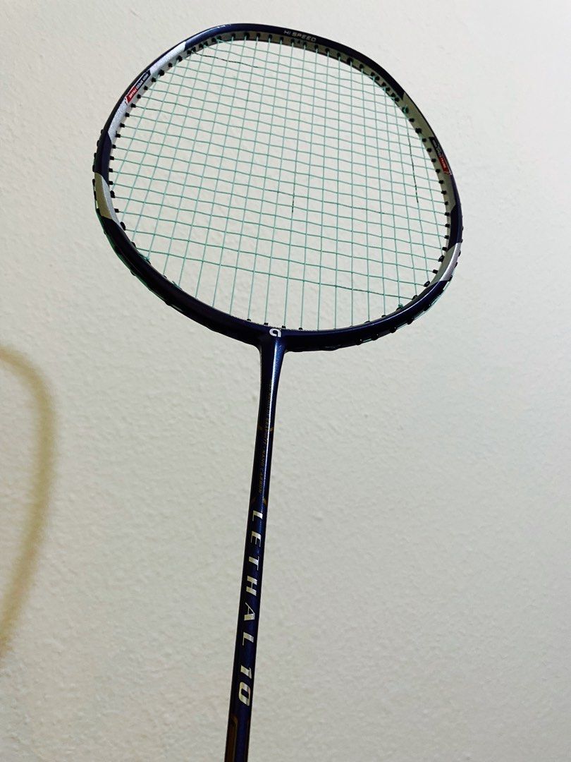 Apacs Lethal 10 (4u) Badminton Racket, Sports Equipment, Sports & Games ...