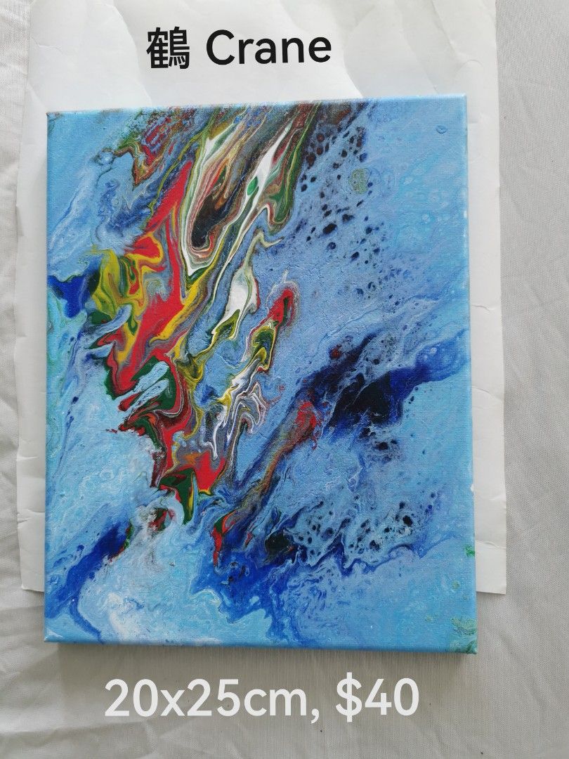 Arcylic paintings from Armatuer painter. Each piece is unique creation ...
