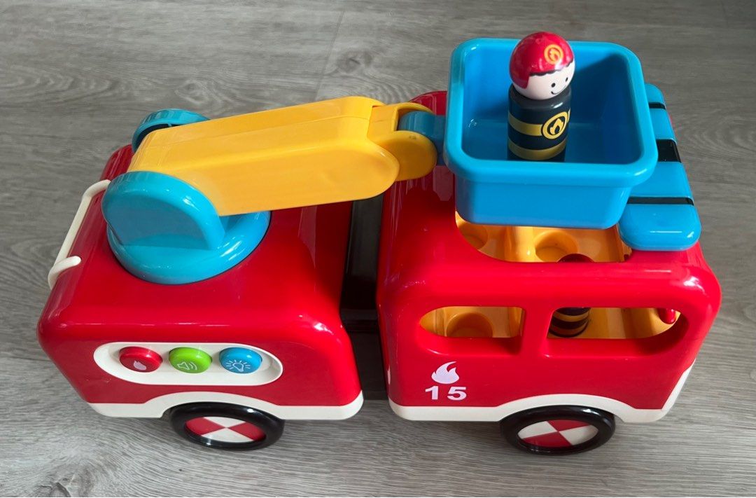 AS-IS ELC Whizz World Fire Engine Toy, Hobbies & Toys, Toys & Games on ...
