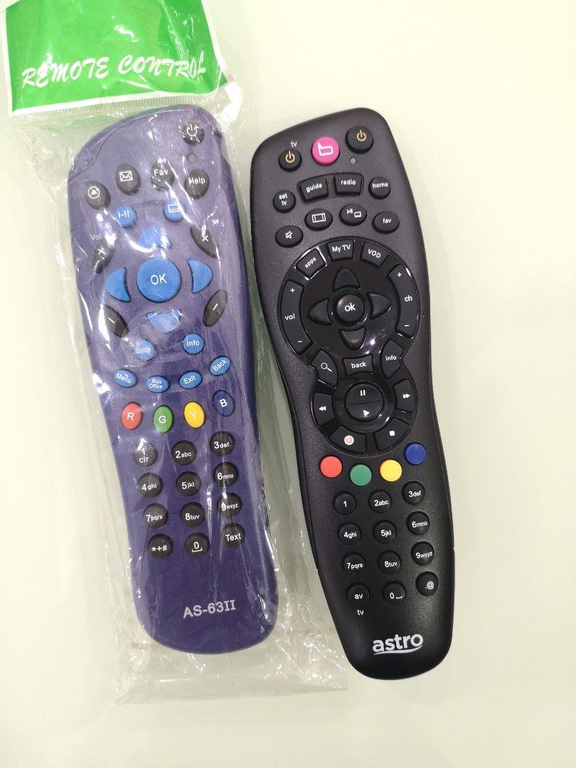 ASTRO Remote Control AS63-II, TV & Home Appliances, TV & Entertainment ...