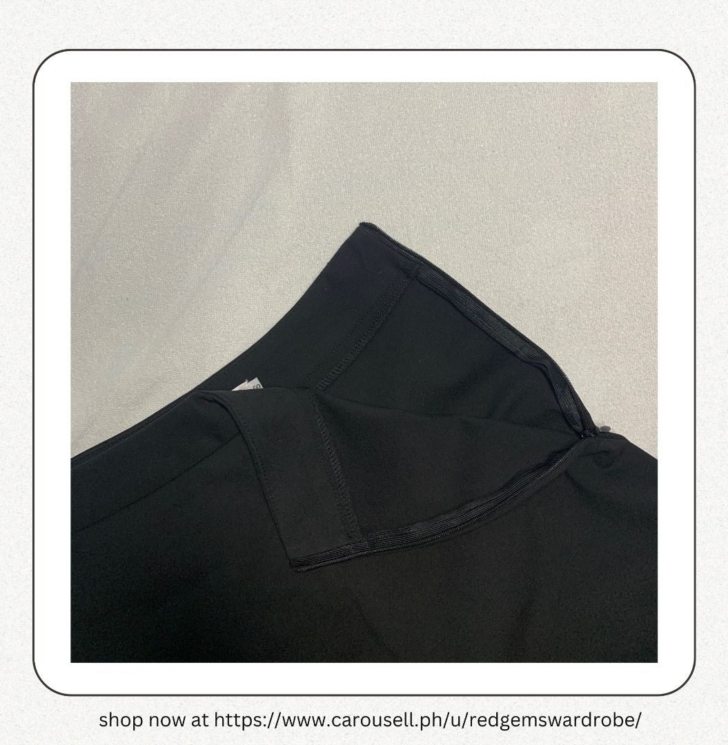 Bench | Black Midi Skirt with Back Slit | Small, Women's Fashion ...