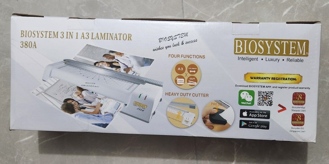 Biosystem 3 in 1 A3 Laminator 380A, Computers & Tech, Office & Business ...