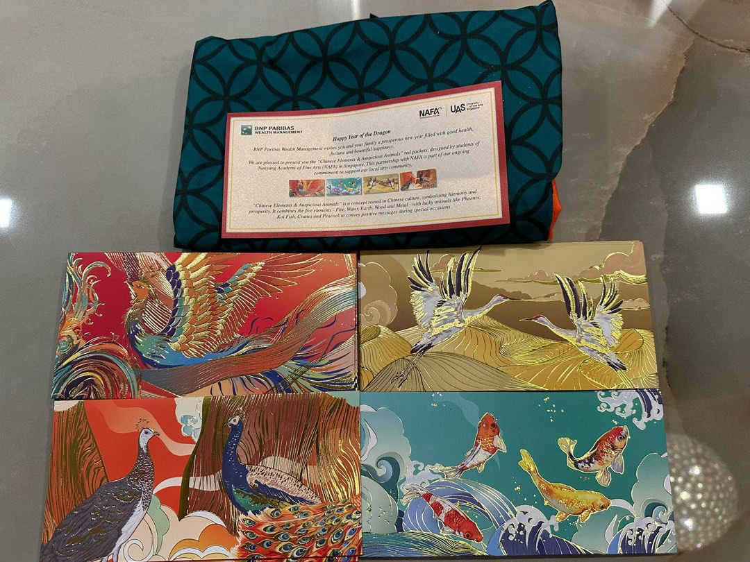 BNP Paribas 2024 red packet, Hobbies & Toys, Memorabilia & Collectibles ...