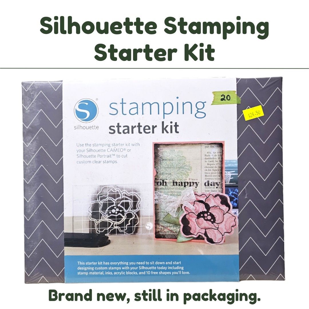 BNWT Silhouette Stamp Starter Kit for cameo silhouette (Scrapbook ...