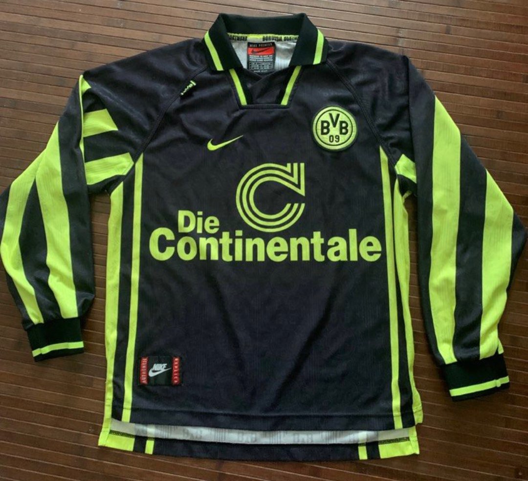 BVB Borussia Dortmund 96/97 Longsleeve soccer/football jersey/kit rare ...