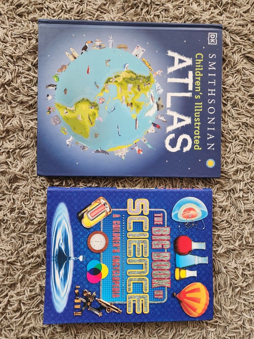 Children Atlas + Children Science Encyclopedia, Hobbies & Toys, Books ...