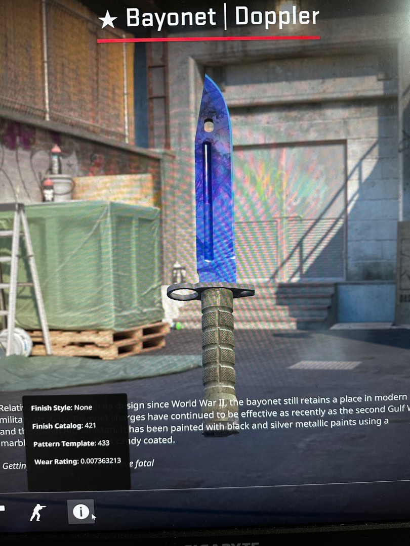 CS2 CSGO Bayonet Doppler FN Phase 4, Video Gaming, Gaming Accessories, In-Game Products on Carousell